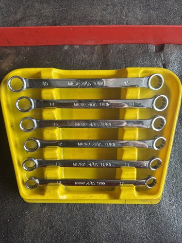 🔥Nice MAC Tools 6pc Offset Double Box Metric Wrench Set 10mm-15mm Micro ...