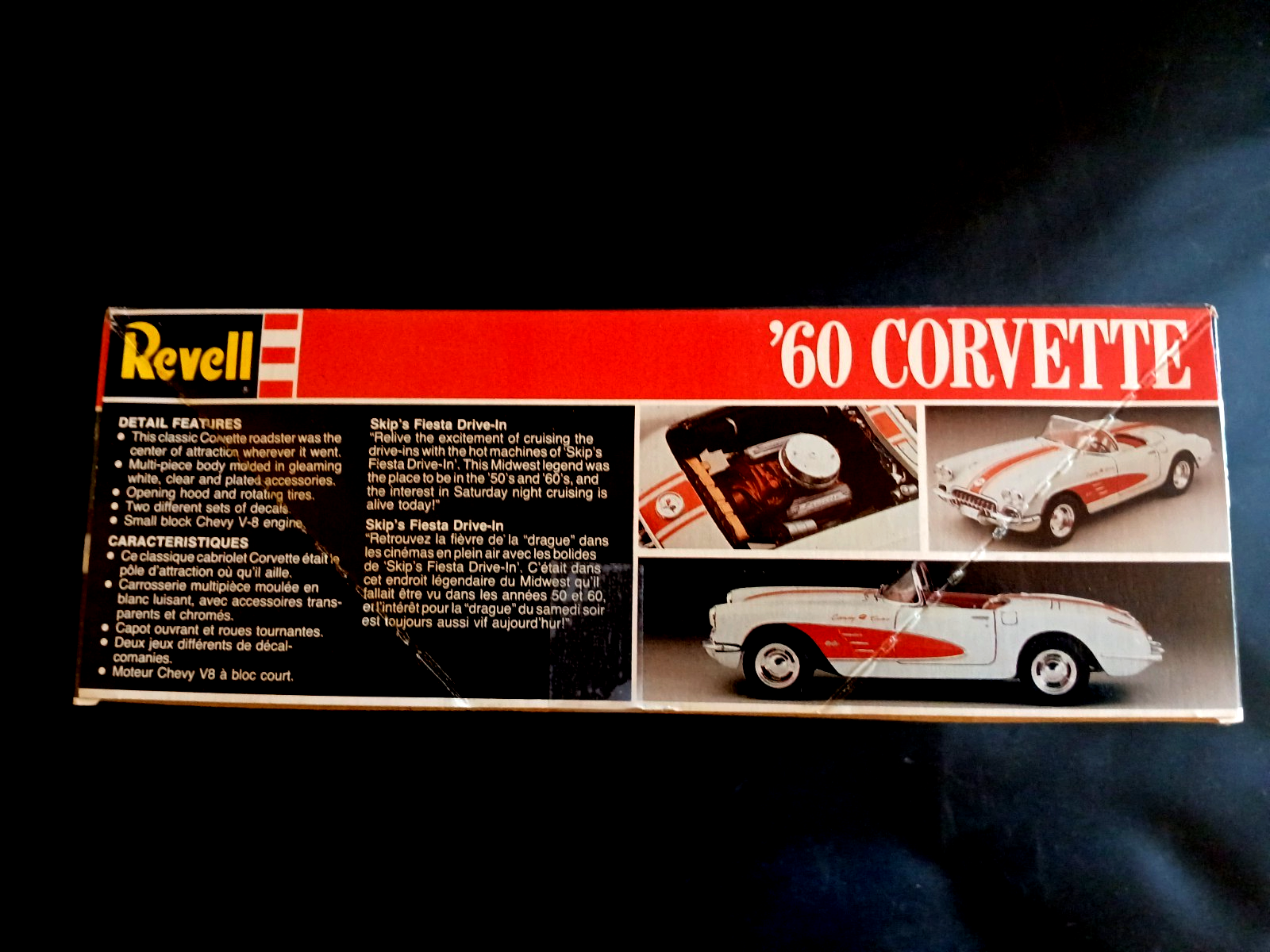Model Kit 1960 Chevrolet Corvette Revell 1:25 Skip's Fiesta Drive-In ...