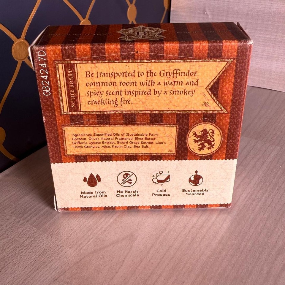 DR. SQUATCH Bar Soap Harry Potter - Bricc of the Brave - 5oz - Limited ...