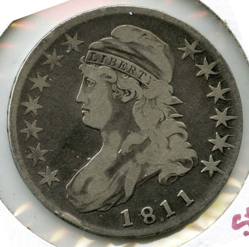 1811 Bust Silver Half Dollar 18.11 Variety Small 8 - L826 | eBay