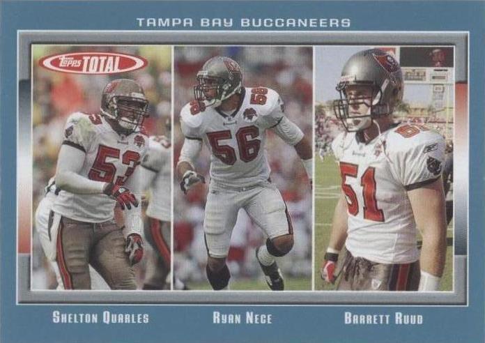 2006 Topps Total - Barrett Ruud, Shelton Quarles, Ryan Nece #131 Total ...