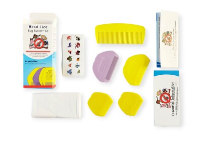 Head Lice Bug Buster Kit – 5 combs, Unique Set to Fight Head Lice ...