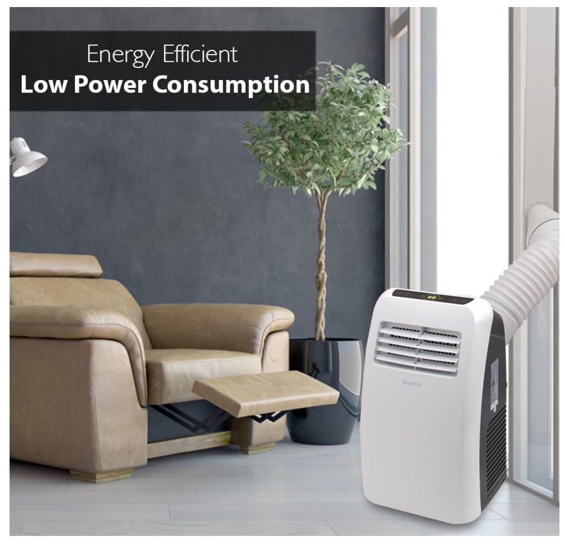 SereneLife SLCPAC8 Portable Electric Air Conditioner Unit 900W ...