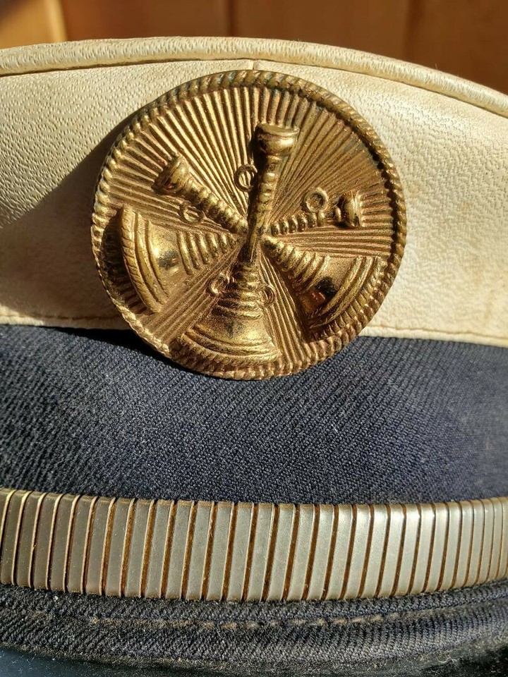Fire Department Assistant Chief Fire Bell Dress Hat 1978 | eBay