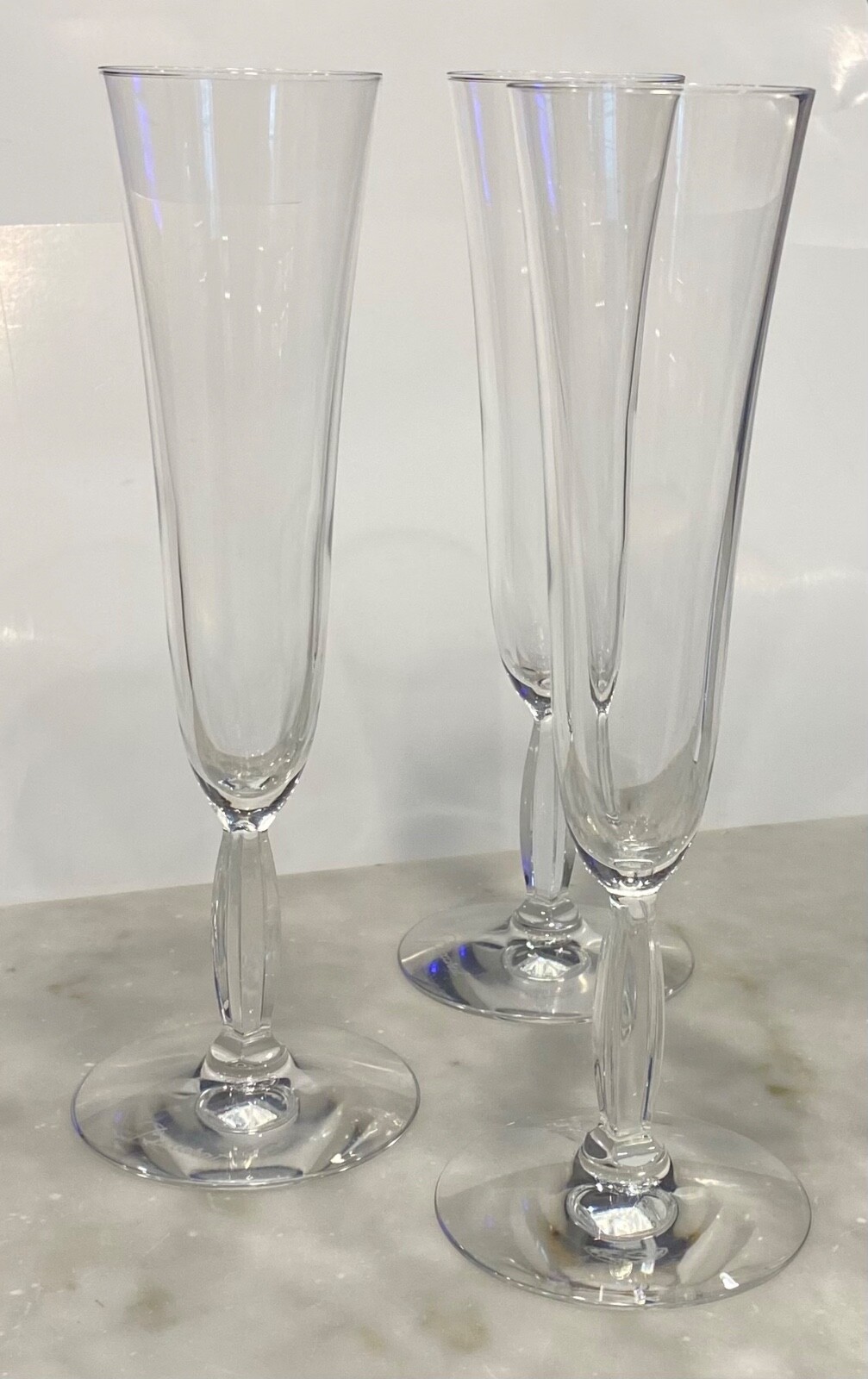 Baccarat Champagne Flutes, Set of 3 | eBay