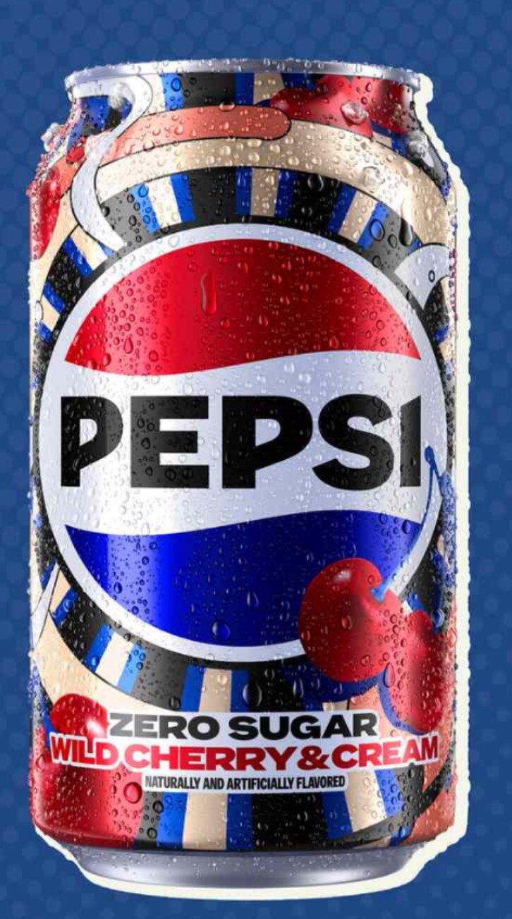 🤩🍒ZERO🤩 1x 12oz 12pk Pepsi Wild Cherry & Cream Zero Sugar Cans | eBay