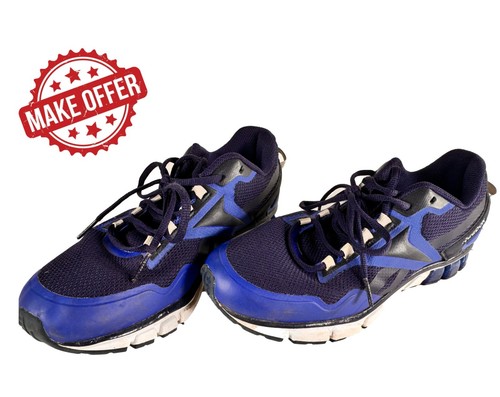 Reebok ZigTech Running Shoes Size 7 - Blue Black Athletic All Purpose ...