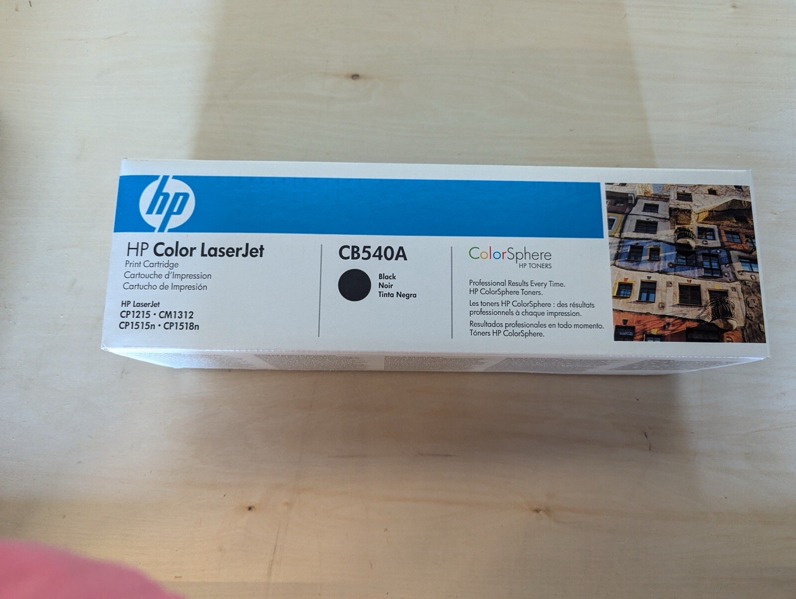 NEW - Genuine - HP CB540A 125A Color LaserJet Black Toner Cartridge | eBay