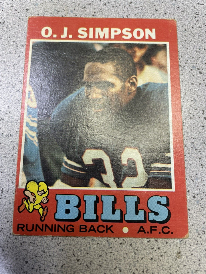 1971 Topps O.J. Simpson #260 Football Card Buffalo Bills | eBay