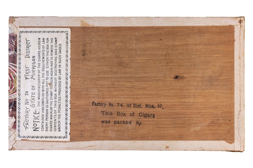 Scarce 1900s “Smoker Eton" cedar 50 cigar box is in good condition | eBay