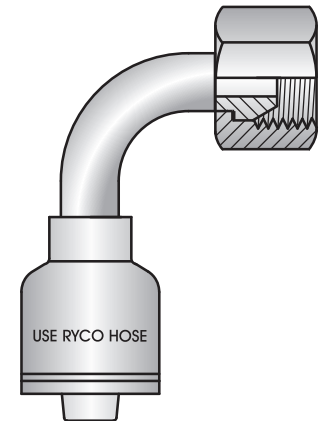 Ryco T2260-1010 BSPP Female Hydraulic Coupling, 90D | eBay