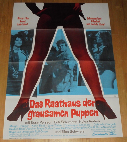 RASTHAUS DER GRAUSAMEN PUPPEN - Kinoplakat A1 ´67 - ESSY PERSSON Helga ...