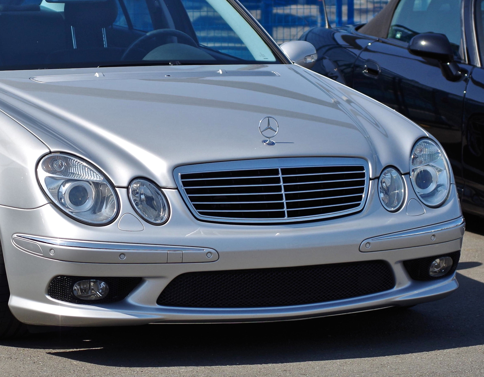 Mercedes-Benz Motorhaube Stern Emblem W211 S211 E-Klasse bis mopf ...