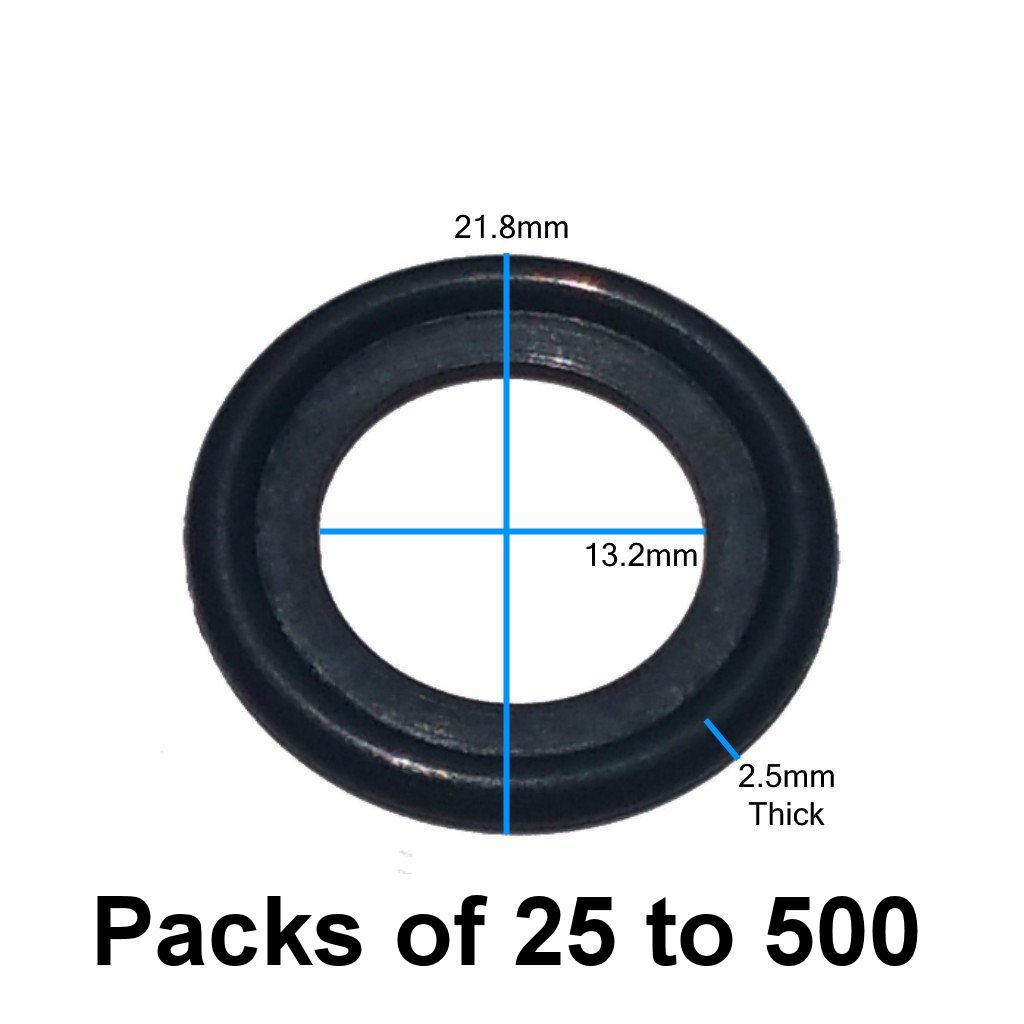 M14 Rubber Oil Drain Plug Gaskets Fits Ford F5TZ-6734-BA Dorman 097-139 ...