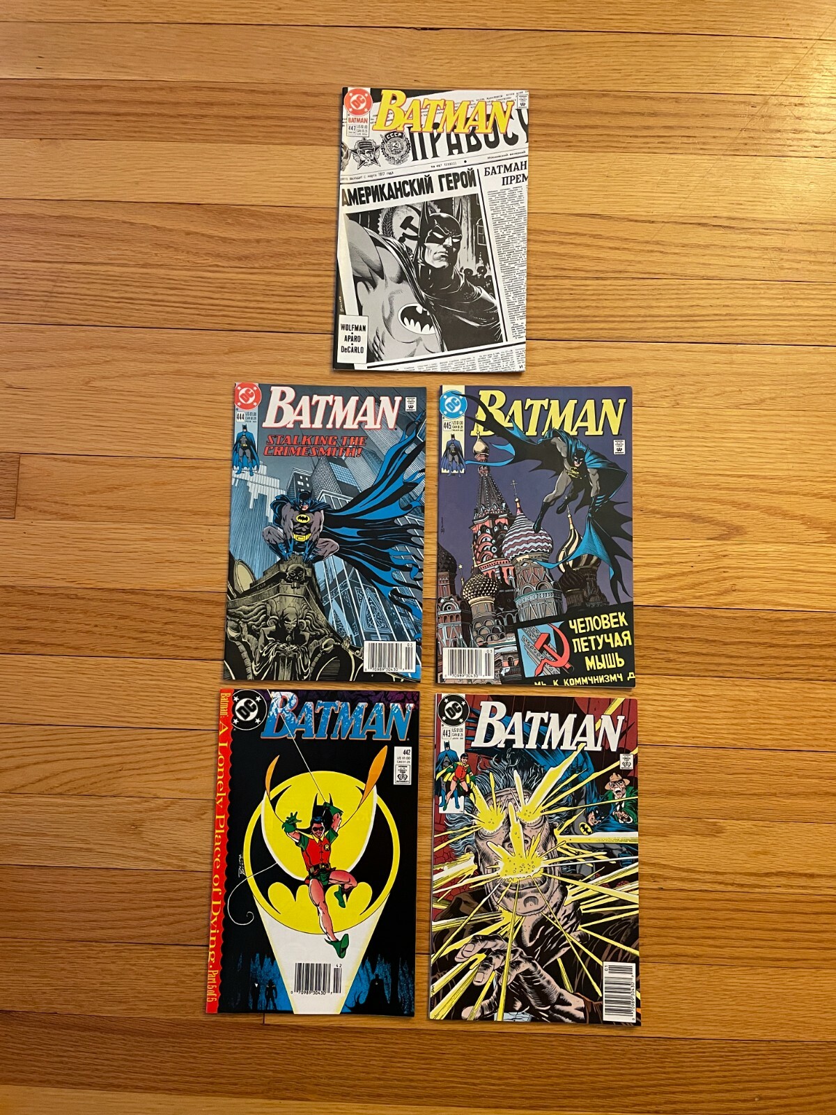 BATMAN #442 #443 #444 #445 #447 DC COMICS 1989 COMBINE SHIPPING Y | eBay