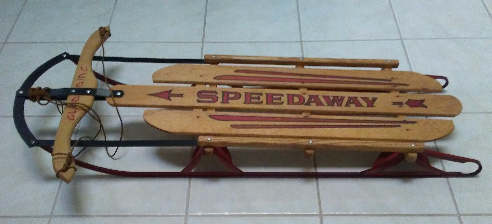 VINTAGE 1970s WOODEN SPEEDAWAY SLED - just $40 !! | eBay
