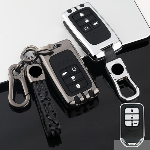 Zinc Alloy Car Key Fob Case For Cover Honda Accord CRV HRV Civic URV ...