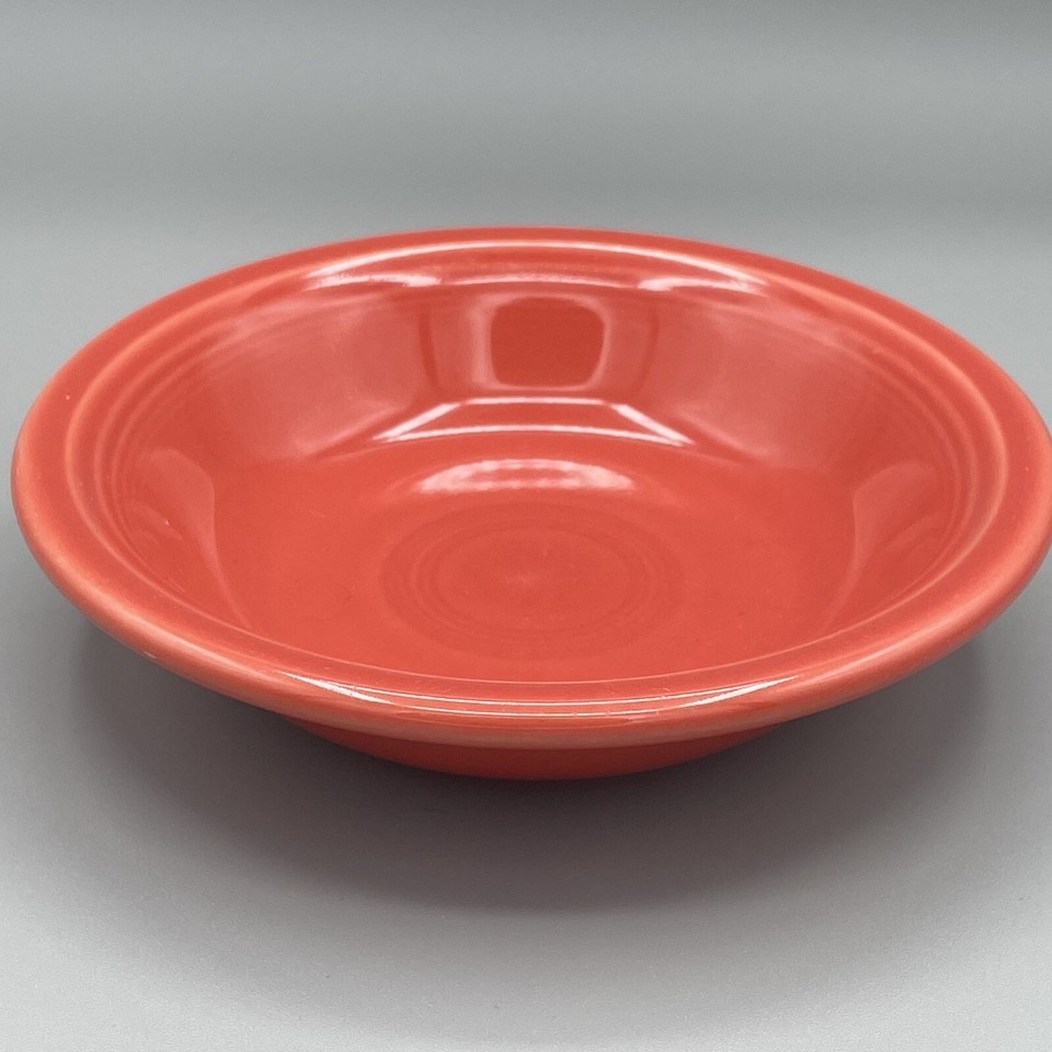 Fiestaware Persimmon Fruit/Dessert/Sauce Bowl 5 3/8" GQA Mark USA VTG ...