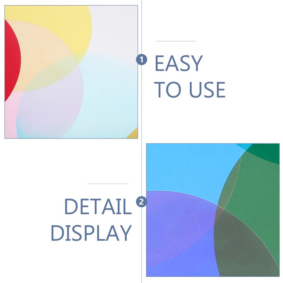 8 Pcs Ambient Light Color Film Card Classroom Filters Correction | eBay