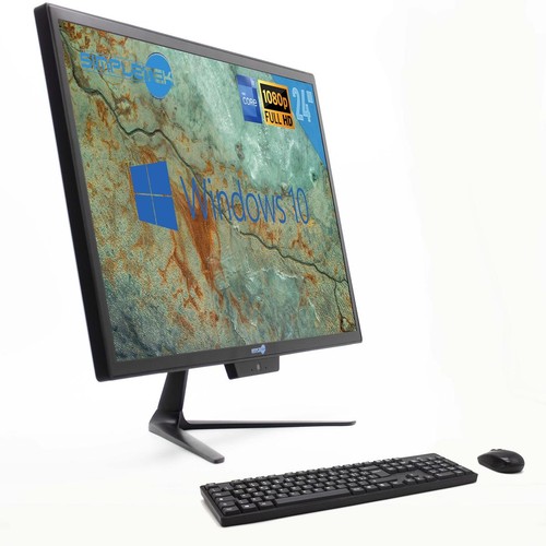 AIO ALL IN ONE 24" I7 16GB 2TB FULL HD WINDOWS 10 PRO PC COMPUTER FISSO ...