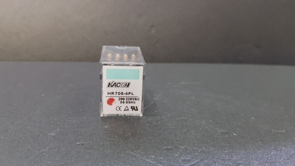 KACON HR705-4PL: Relay, 50/60Hz 200/20VAC, Untesed (3) | eBay
