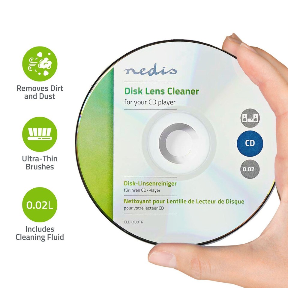 Universal CD Player & Car Audio Stereo Laser Lens Cleaner 20ml Cleaning ...