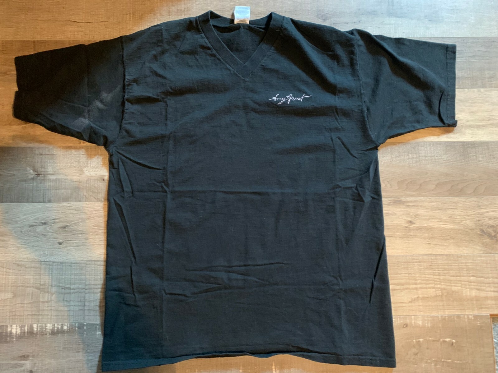 Vintage Amy Grant Embroidered Signature V-Neck Shirt … - Gem