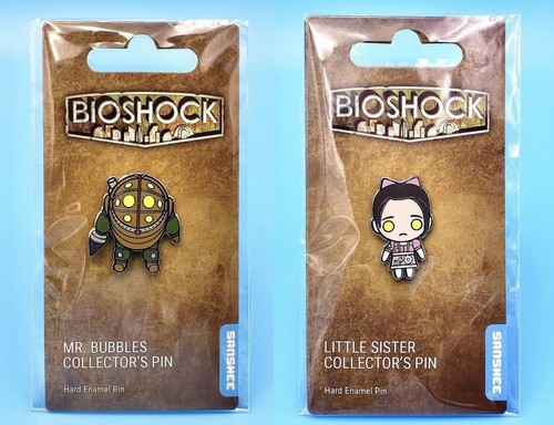 BioShock Mr. Bubbles Big Daddy + Little Sister Collector's Enamel Pin ...