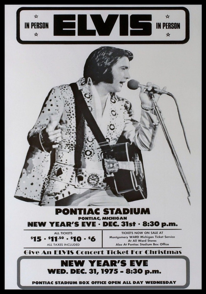 Vintage Elvis Concert Posters Only Remaining Elvis Poster For Concert