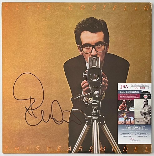 Elvis Costello Signed This Year's Model Vinyl Record JSA COA UU14984 | eBay