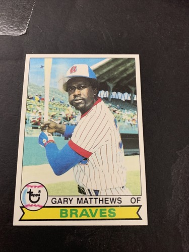 1979 Topps - #85 Gary Matthews Atlanta Braves Vintage Baseball EXNM ...