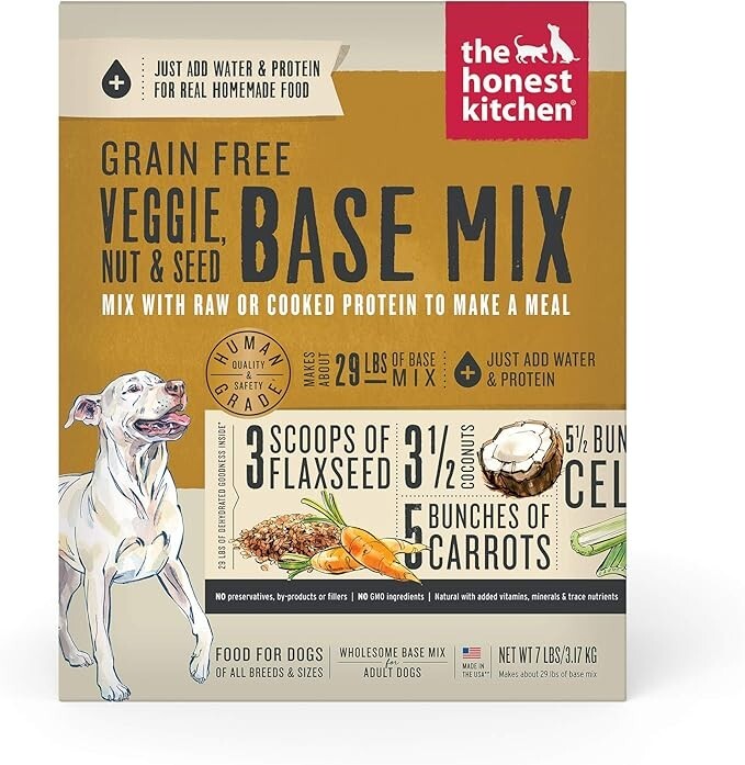 The Honest Kitchen Human Grade Dehydrated Grain Free Base Mix for Dogs ...