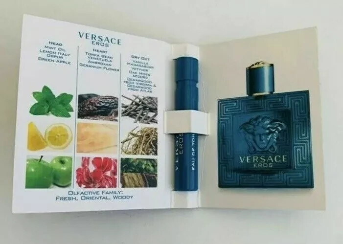 Versace Perfume Collection For Men Sample Spray Vials 8Pc Set | eBay