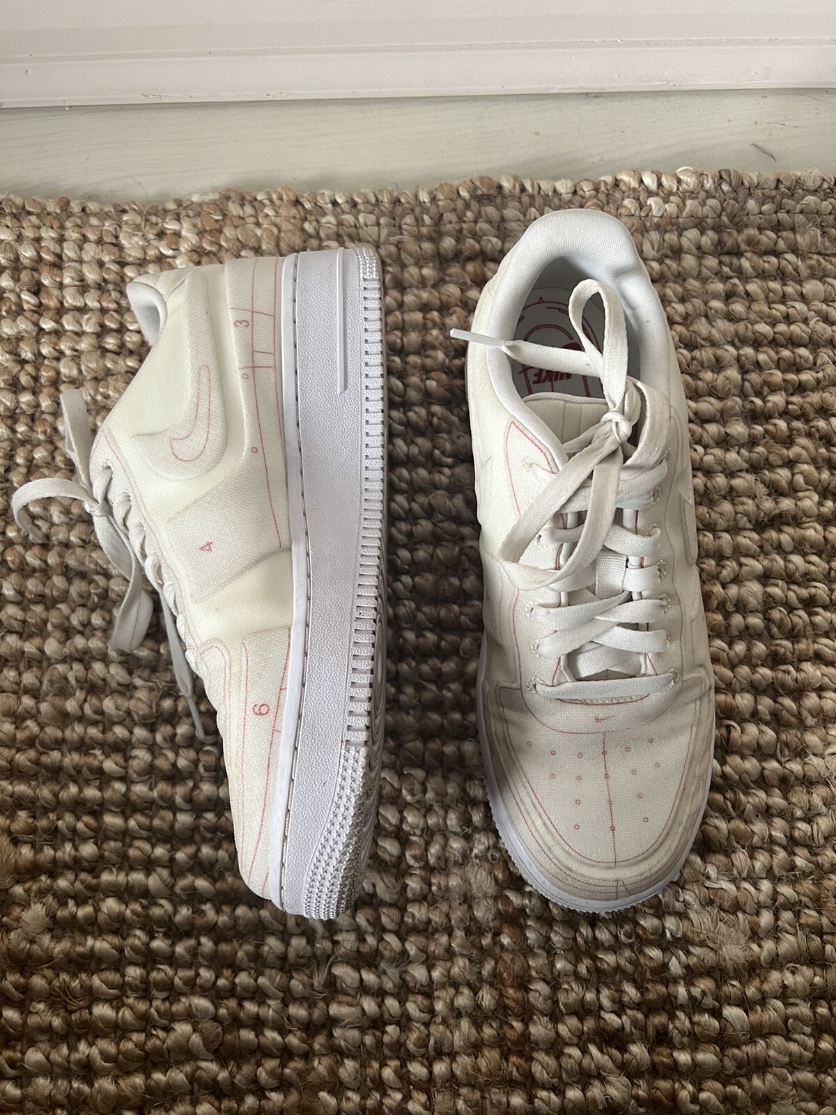 Nike Air Force 1 07 LX Blueprint Schematic UK 5 - Gem