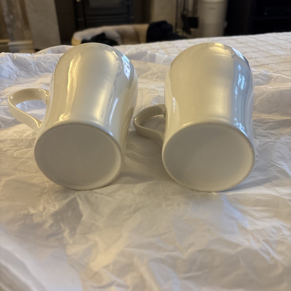 Raffles Hotel Singapore Pair Coffee Mugs Cups Heritage Design Lucerne ...