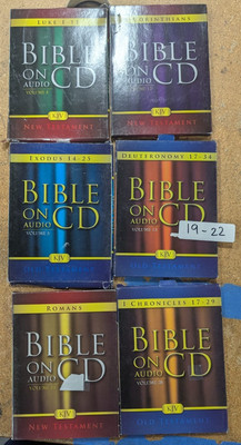 Bible On Audio CD KJV New Testament 6 CDs Volumes Revelation Box Set ...