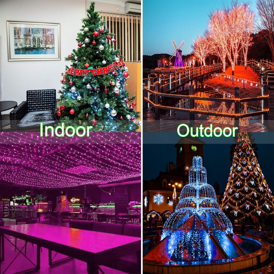 200 LED Color Changing Christmas Lights, Connectable 18 Colors String ...