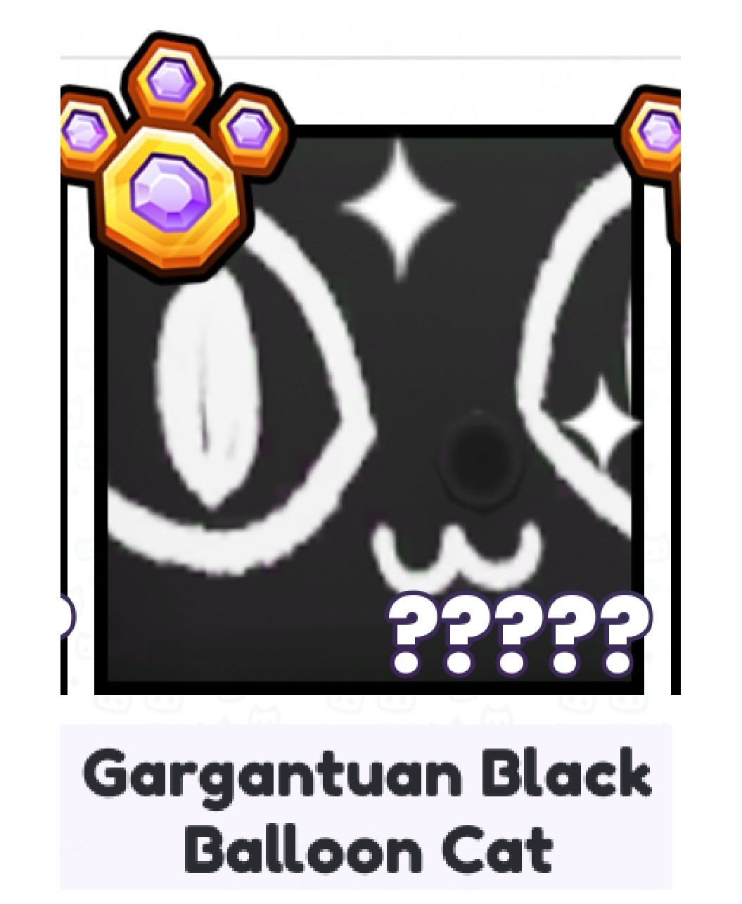 Pet Simulator 99 -Gargantuan black balloon cat - - Pet Sim 99 - PS99 | eBay