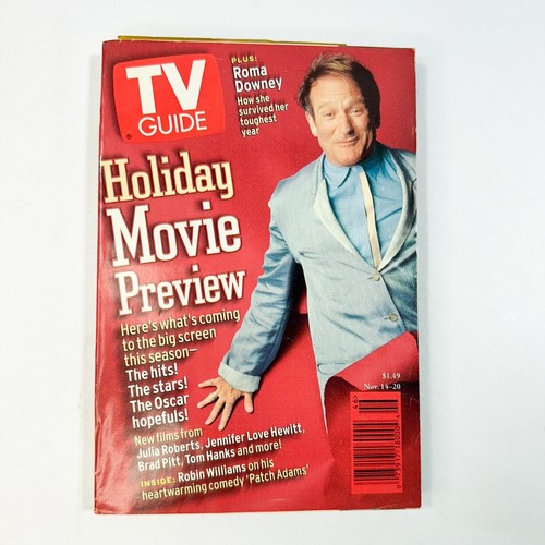 Vtg TV Guide 1998 November 14-20 - Holiday Movie Preview Robin Williams ...
