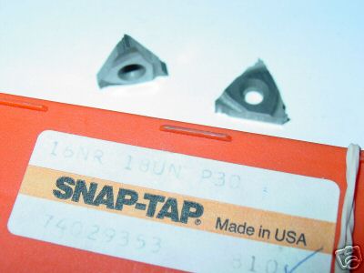 16NR 18UN S25M SNAP TAP SECO THREADING INSERTS | eBay
