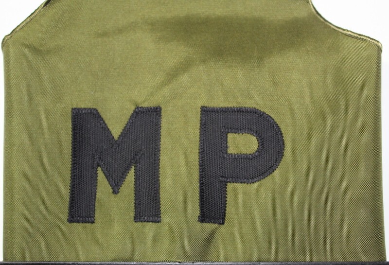 US Army Military Police MP Armband Brassard OD Green with Self-Adhesive ...