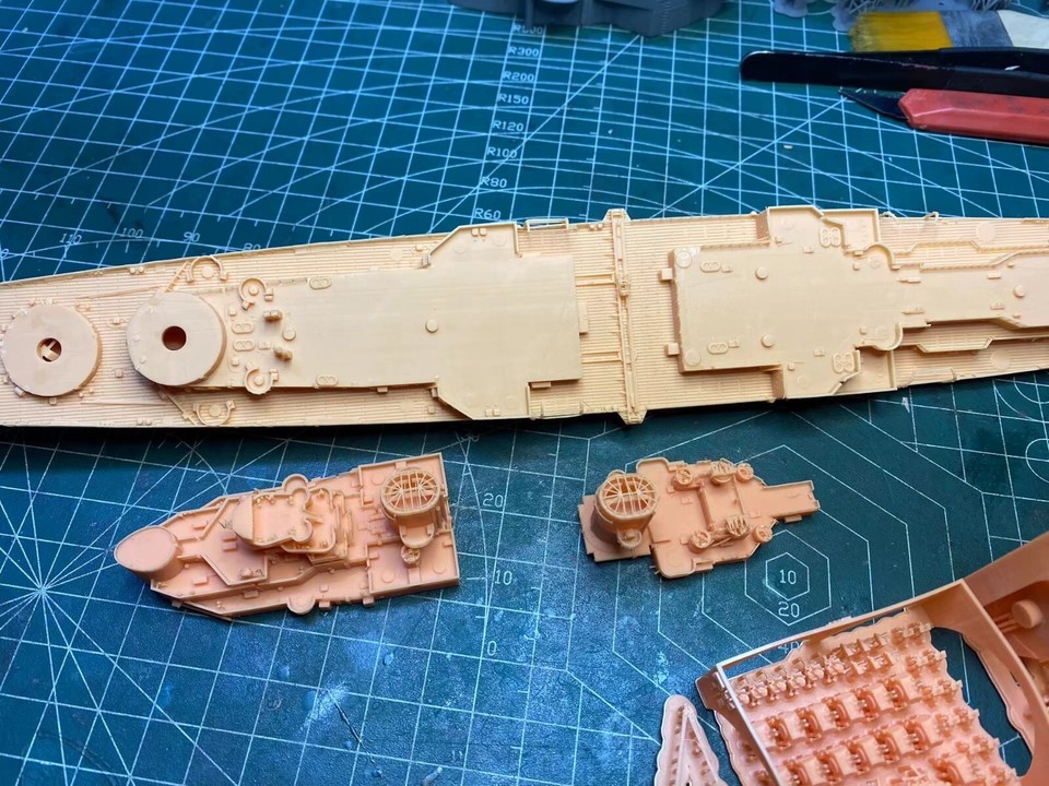 3D Printed kit 1/700 HMS Incomparable Class Battlecruiser (waterline ...