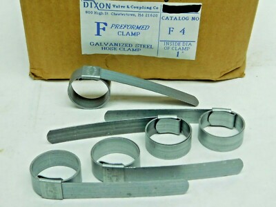 5 PACK! F4 Fast Lok Galvanized PREFORMED Band Strap Clamp For 1" OD ...