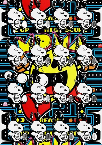 DEATH NYC ltd ed signed art print 45x32cm snoopy ben frost mdma package ...