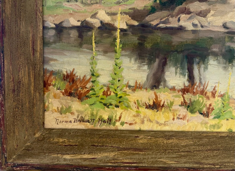 Orig. Oil Painting on Canvas by Norma Bassett Hall (Kansas Prairie ...