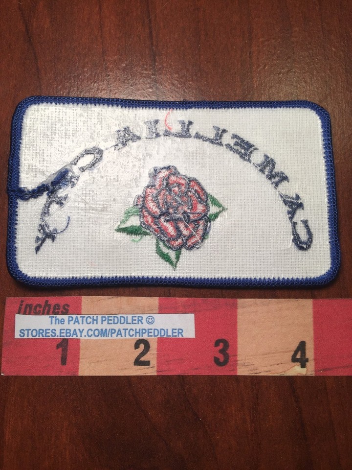 SOUVENIR PATCH ~ Camellia City ~ Sacramento CA Flower Celebration 5NA5 ...