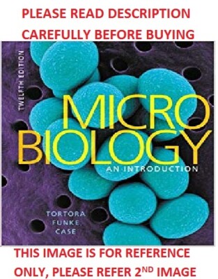 Microbiology by Tortora 12th International Softcover Edition Same Book ...