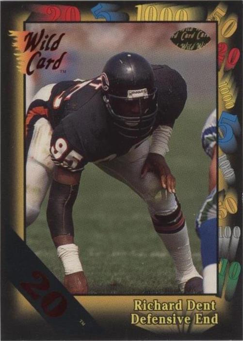 1991 Wild Card - Richard Dent #65 20 Stripe for sale online | eBay