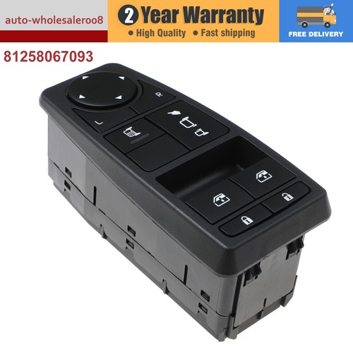 Front Driver Side Power Window Lifter Switch 81258067093 For MAN TGS ...