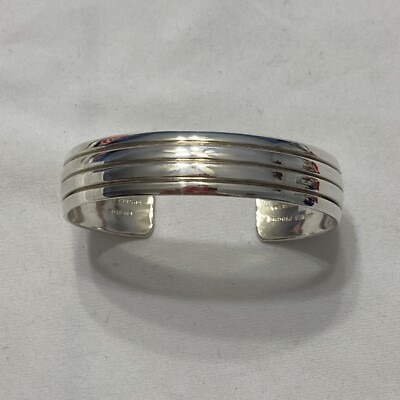 Navajo James Pioche Sterling Silver Cuff Bracelet | eBay